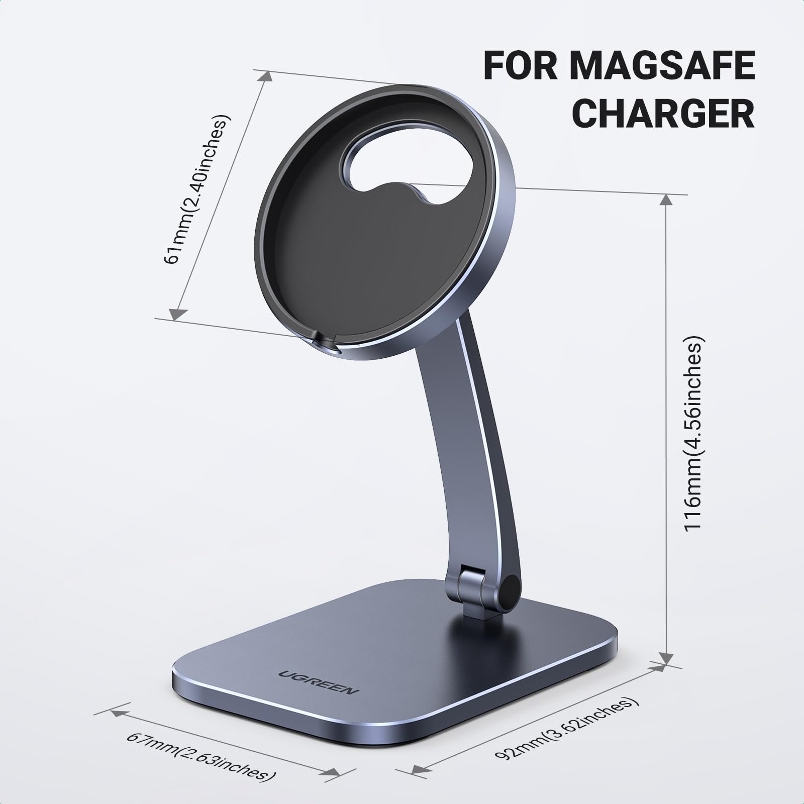 UGREEN Aluminum Phone Stand for Magsafe Charger iPhone | UGREEN UK