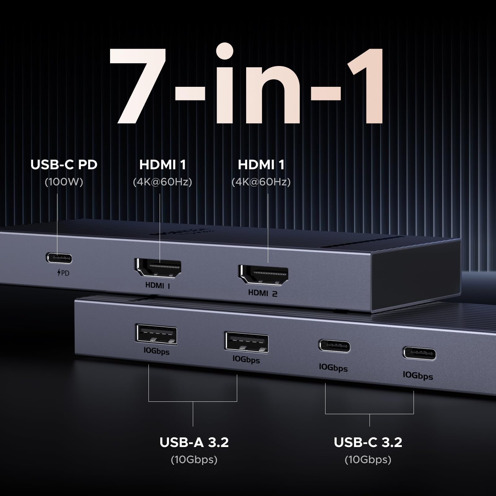 UGREEN Revodok Pro 207 7-IN-1 USB-C Docking Station | UGREEN UK