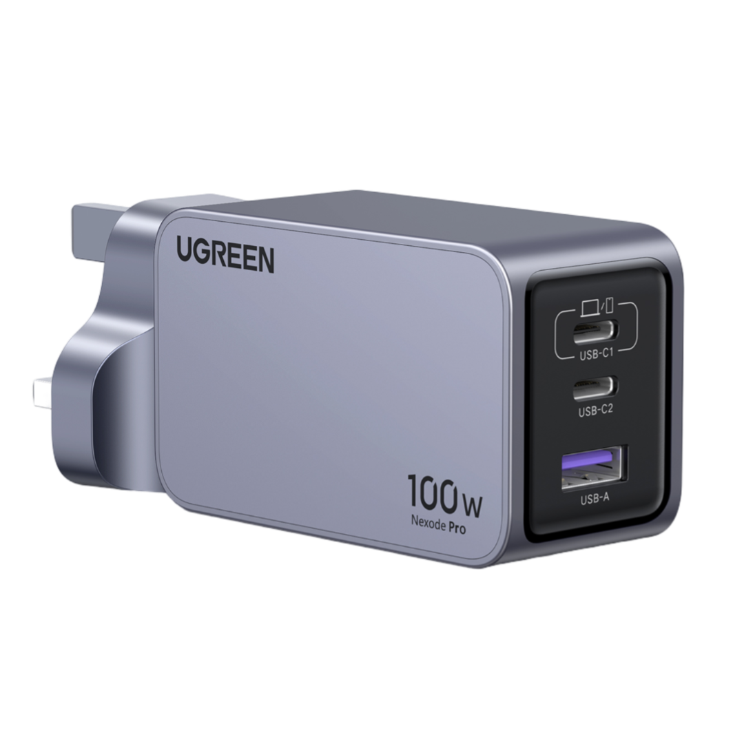 UGREEN Nexode Pro 100W 3-Port GaN Fast Charger | UGREEN UK