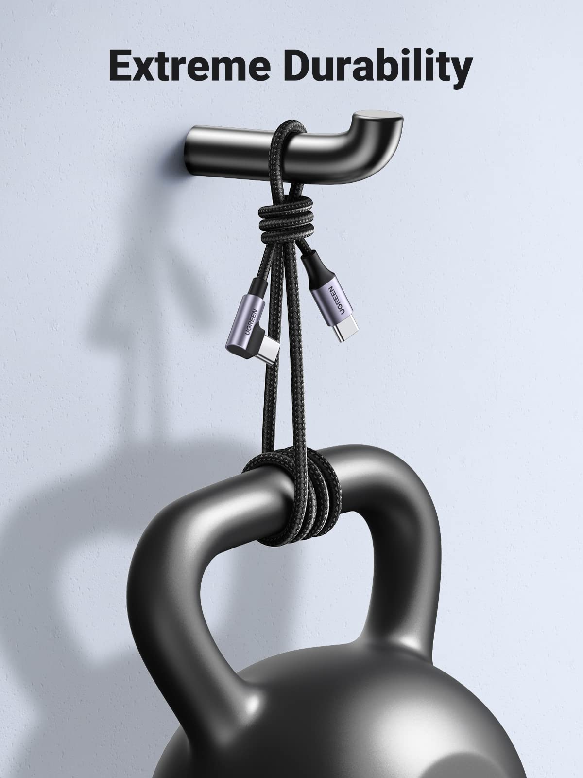 UGREEN USB-C to USB-C (Right Angle) 60W Charging Cable | UGREEN UK