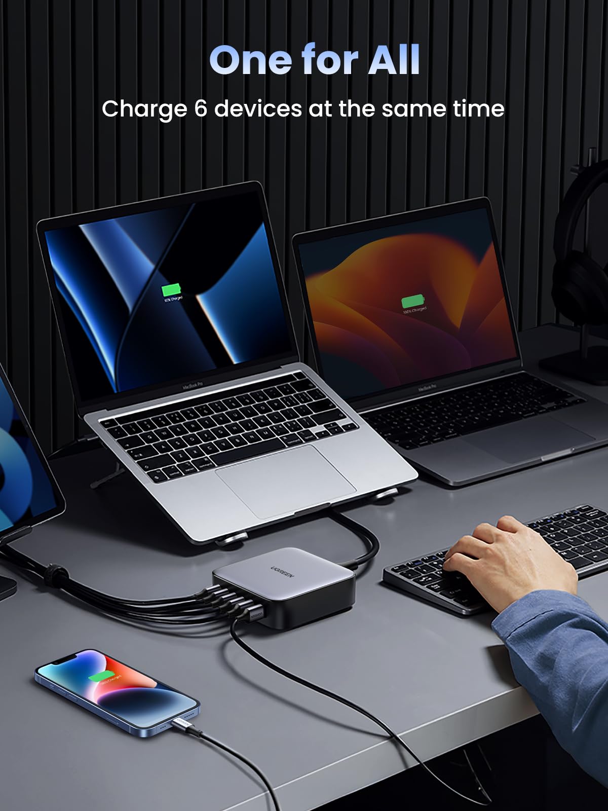 UGREEN Nexode 200W GaN Desktop Charger 6-Ports | UGREEN UK