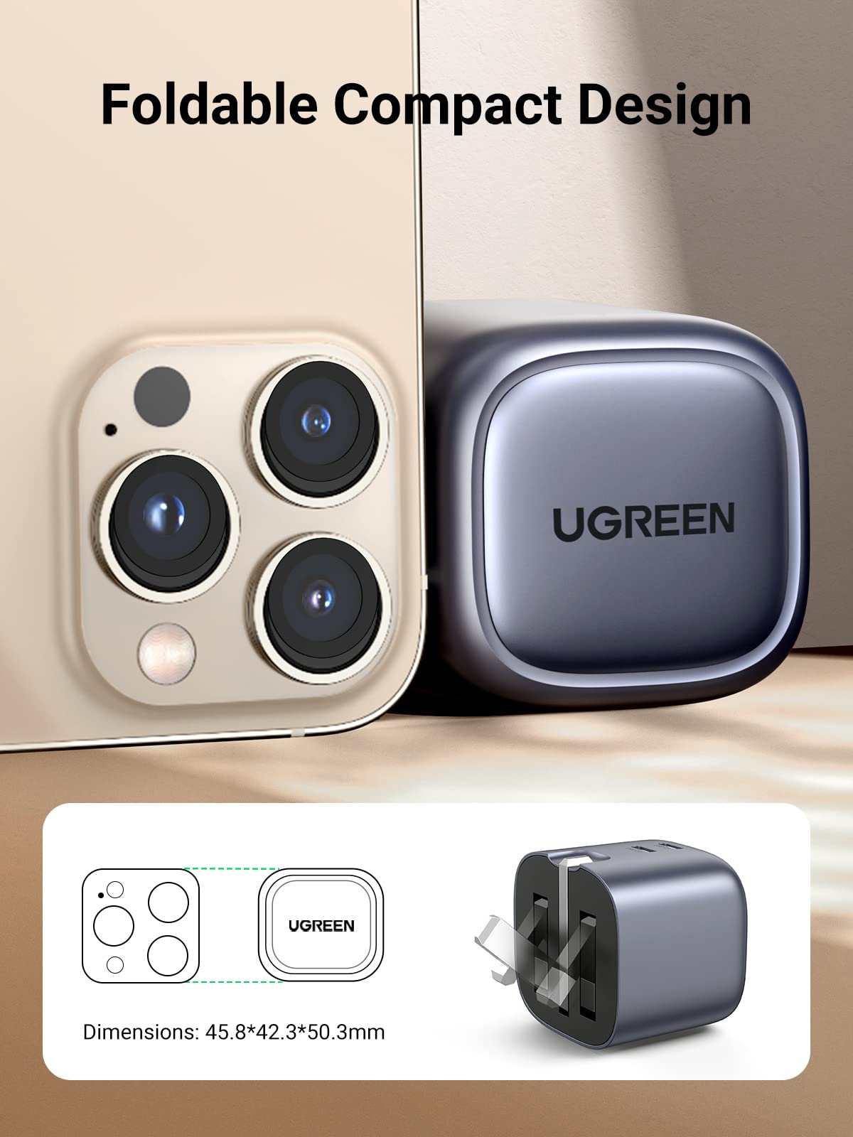 UGREEN Nexode 45W GaN Wall Charger 2-Ports | UGREEN UK