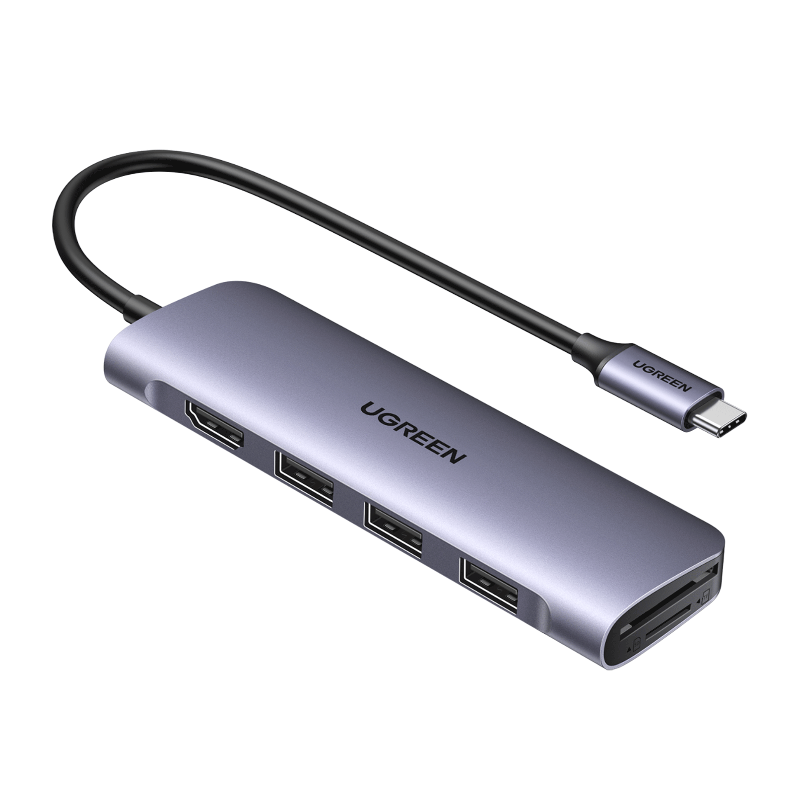 UGREEN Revodok 106 6-IN-1 USB-C Hub (100W PD, 4K@30Hz HDMI) | UGREEN UK